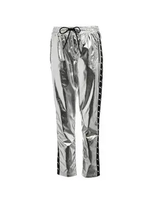 PUMA Drawstring Track Pants - Silver