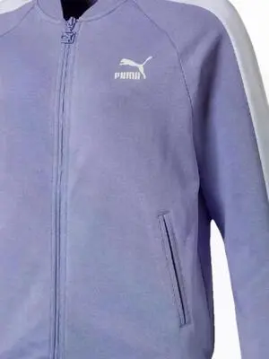 PUMA Zip Striped Track Sweatshirt