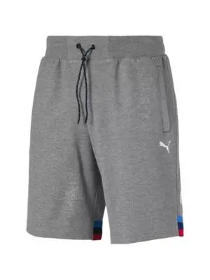 PUMA Striped Hem Shorts - Grey