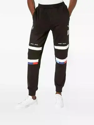PUMA X Bmw Motorsport Stripe-detail Track Pants - Black