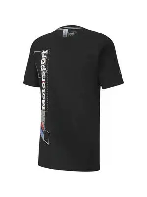 PUMA X Bmw Motorsport Logo-print T-shirt - Black
