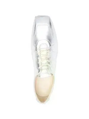 AeydĒ Uma Laminated Leather Sneakers