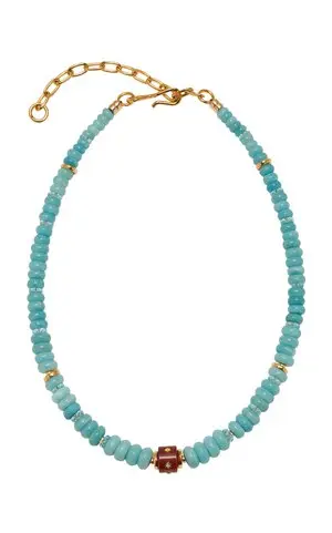 LIZZIE FORTUNATO Hidden Stone Necklace