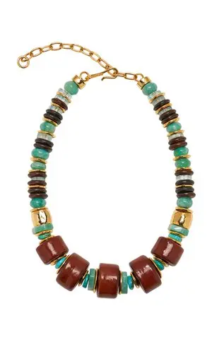 LIZZIE FORTUNATO Granada Necklace In Rosewood