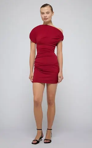 Simkhai Stefi Gathered Mini Dress
