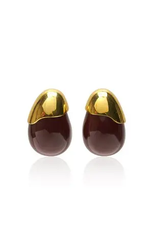 LIZZIE FORTUNATO Toro Dangle Earrings - Brown