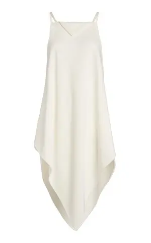 Balenciaga Silk-wool Crepe Scarf Top - Ivory