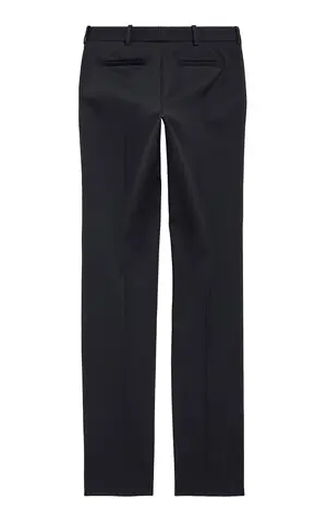 Balenciaga Stretch Wool Twill Straight-leg Trousers