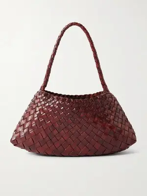 Dragon Diffusion Rosanna Mini Woven Leather Tote