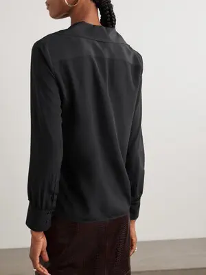 NILI LOTAN Joxe Silk Shirt