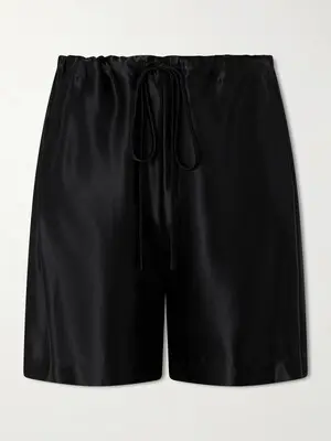 Khaite Rohe Satin Shorts
