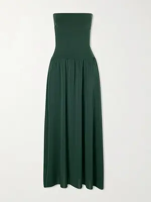 ERES Oda Strapless Maxi Dress - Green