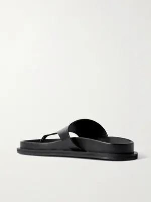 A.emery Imara Croc-effect Leather Sandals - Black