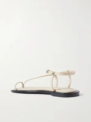 A.emery Reef Leather Sandals - Neutrals