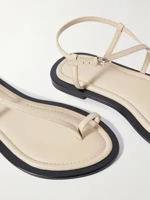 A.emery Reef Leather Sandals - Neutrals