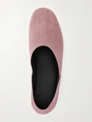 Khaite Jane Suede Flats - Pink