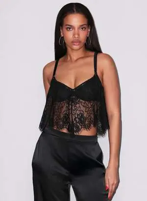 FLEUR DU MAL Juliet Lace Flutter Cami