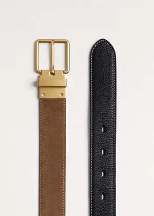 ME+EM Reversible Belt - Black/tan