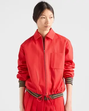 Prada Gabardine Blouson Jacket