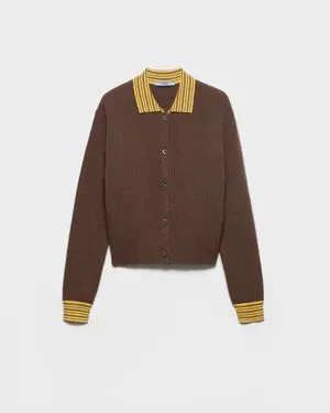 Prada Cashmere Cardigan - Cocoa Brown