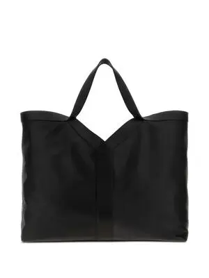 Saint Laurent V-neck Calfskin Tote Bag