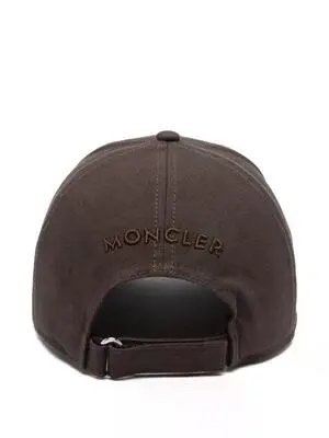 Moncler Logo-patch Baseball Cap - Brown