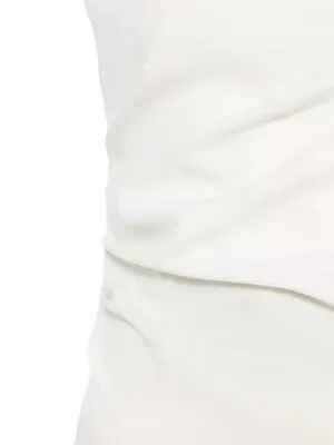 P.a.r.o.s.h Pingu Draped-effect Midi Dress - Neutrals