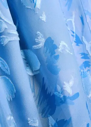 Rixo Meadow Devoré Silk-blend Maxi Dress