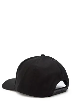 Moncler Logo Cotton Cap - Black