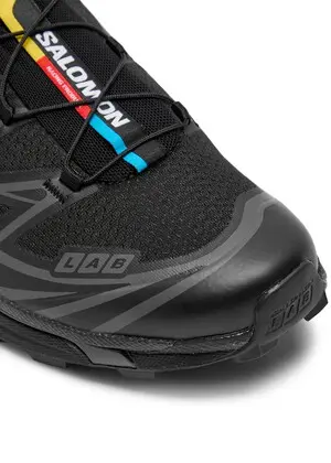 SALOMON Xt-6 Panelled Mesh Sneakers - Black