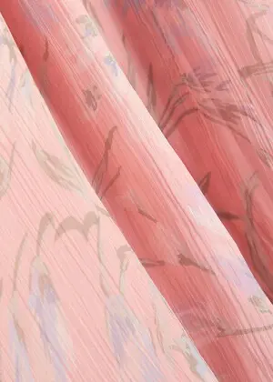 Rixo Floral-print Chiffon Midi Dress - Light Pink