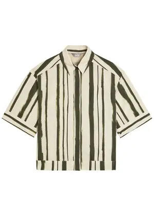 Max Mara Striped Cotton Shirt