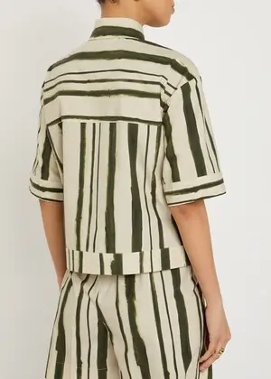 Max Mara Striped Cotton Shirt