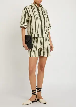 Max Mara Striped Cotton Shirt