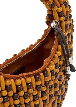 Staud Beaded Top Handle Bag