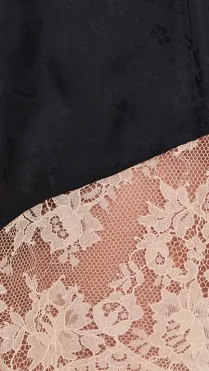 Sea Ethel Floral Lace Shorts - Black