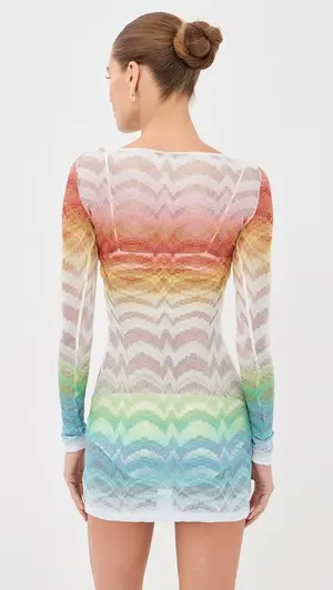 Missoni Long Sleeve Mini Dress