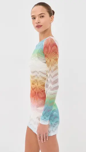 Missoni Long Sleeve Mini Dress
