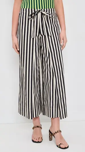 SIMONMILLER Striped Poplin Pants