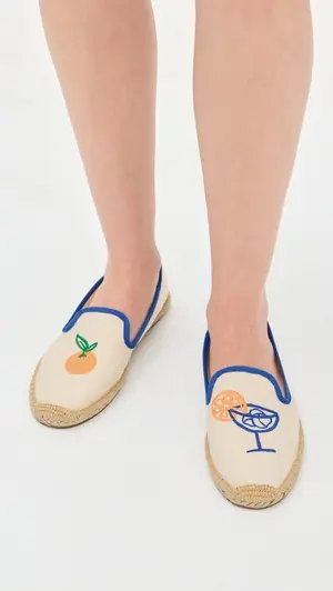 Soludos The Embroidered Smoking Espadrilles