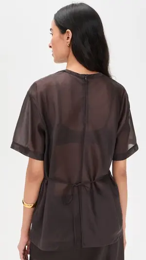 Helmut Lang Sheer Relax Airy Tee
