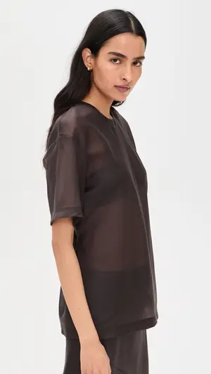 Helmut Lang Sheer Relax Airy Tee