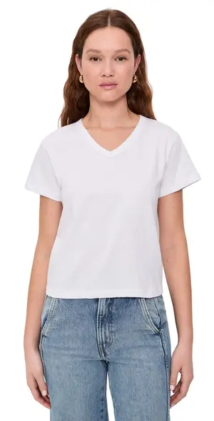 LESET Margo V Neck Shirt