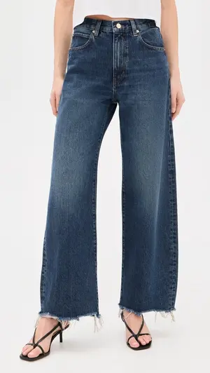 FRAME The Bow Wide Leg Jeans