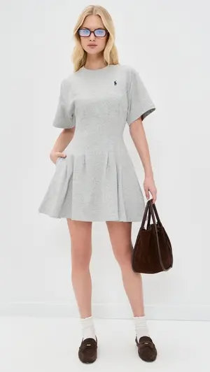 Polo Ralph Lauren Crew Neck Mini Dress