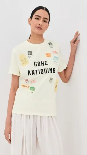 TANNER FLETCHER Gone Antiquing Applique Tee
