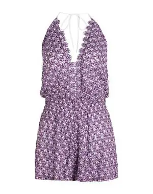 Missoni Playsuit Size Viscose, Metallic Fiber - Purple