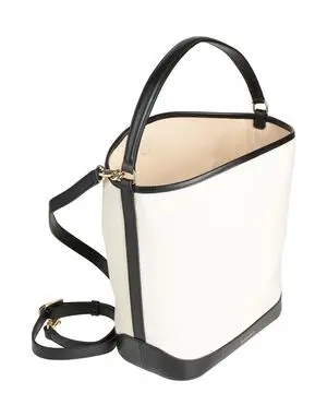 Sandro Handbag In Textile Fibers And Leather
