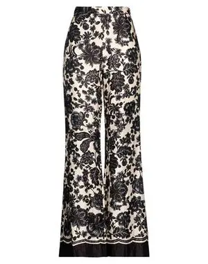 Sandro Floral Print Wide Leg Pants