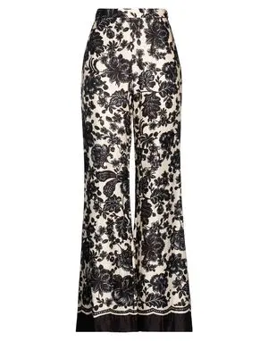 Sandro Floral Print Wide Leg Pants